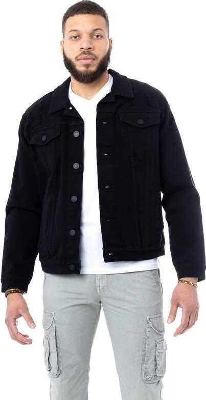X Ray X Ray Mens Denim Jacket Black Shopstyle