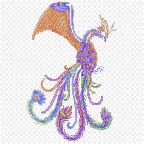 彩色凤凰剪纸PNG图片素材下载 图片编号8019136 PNG素材网