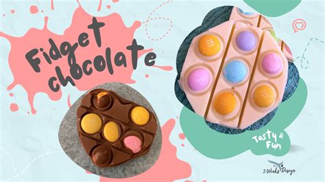 Fidget Popper Chocolate Bar Party Favors