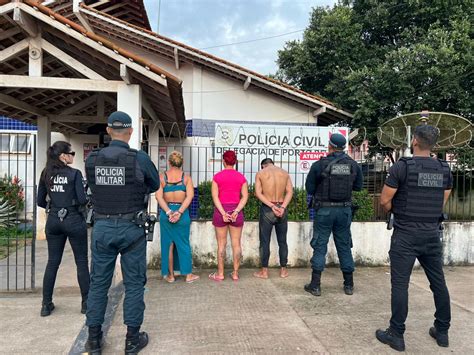 Três suspeitos de tráfico de drogas são presos em Porto de Moz PA A