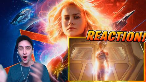 Capitana Marvel De Marvel Studios Tráiler Oficial 2 ReacciÓn Youtube