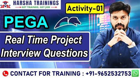 PEGA Real Time Project Interview Questions Activities 01 Harsha