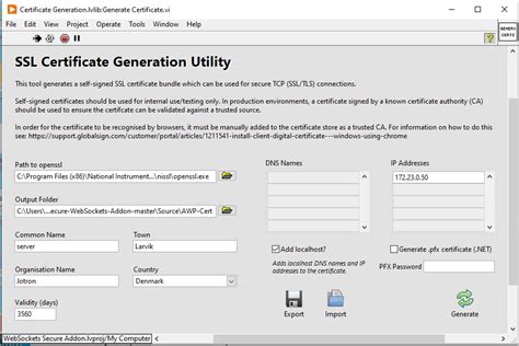 Exsample Don T Work Issue MediaMongrels Ltd LabVIEW Secure WebSockets Addon GitHub