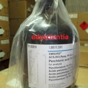 Jual PERCHLORIC ACID 70 72 FOR ANALYSIS 2 5 LT MERCK 100519