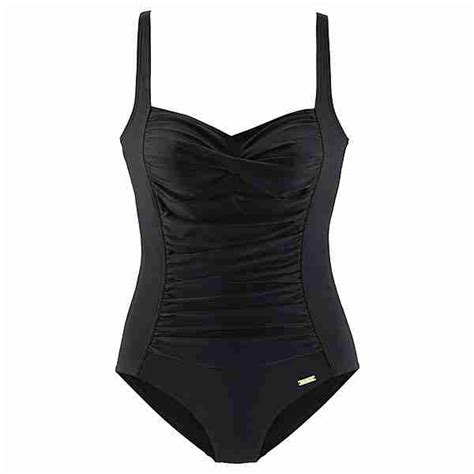 Lascana Saphir Badeanzug Damen Schwarz Im Online Shop Von Sportscheck