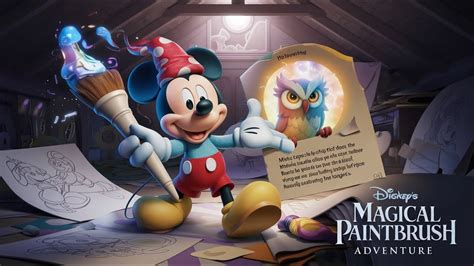 Mickeys Magical Paintbrush Adventure Youtube