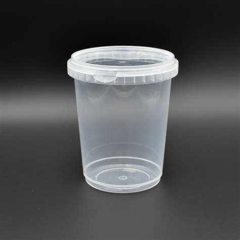 Pot Plastique Rond Transparent Ml Avec Couvercle Pots Topflacon