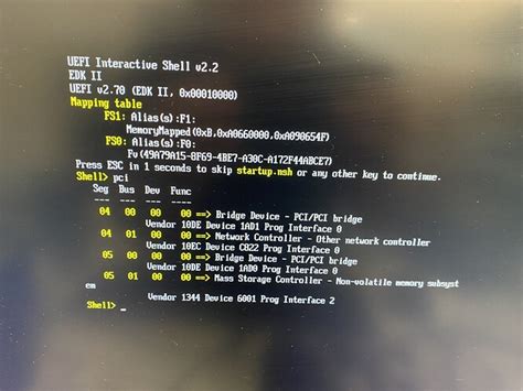 nvme does not appear in uefi boot menu after flash jetson xavier nx