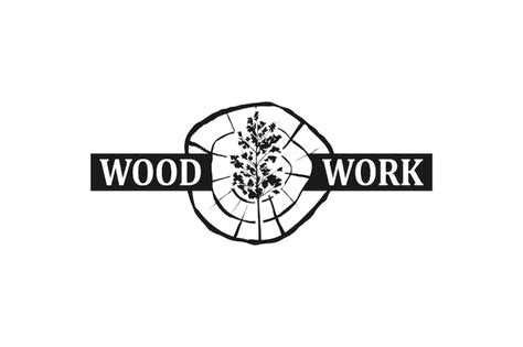 Premium Vector Wood Work Lumberjack Logo Design Stump Logging Tree