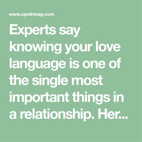 Do You Know Your Love Language Love Languages Five Love Languages