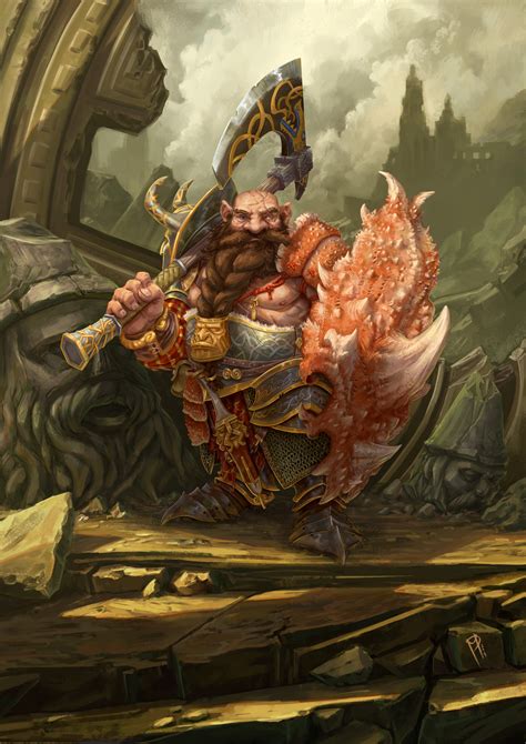 Dwarf Monster Slayer By Mirko Properzi Rimaginarydwarves