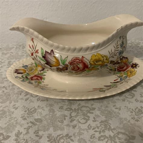 Johnson Bros England Garden Bouquet Windsor Ware Floral Etsy