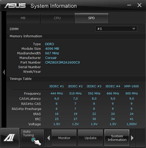 Ram Not Showing Serial Number In Ai Suite Ii And Cpu Z