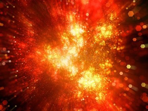 Fiery Nebula Explosion Stock Illustration Illustration Of Planets