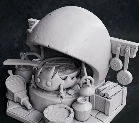 Stl File Calcifer・3d Printing Idea To Download・cults