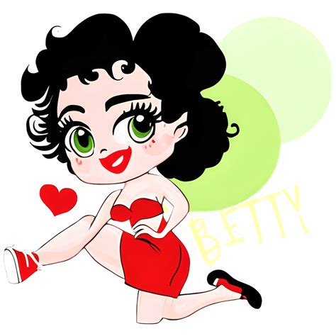 Betty Boop Digital Graphic · Creative Fabrica