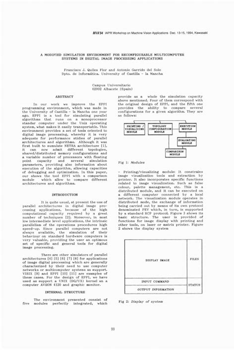Pdf A Modified Simulation Environment For Reconfigurable