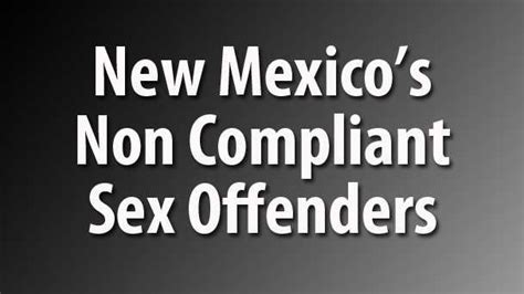 Nms Non Compliant Sex Offenders