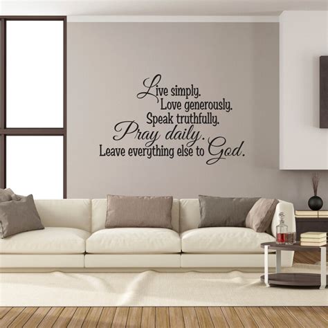 Bible Wall Decal Bible Verse Religious Wall Decal Vinyl Etsy