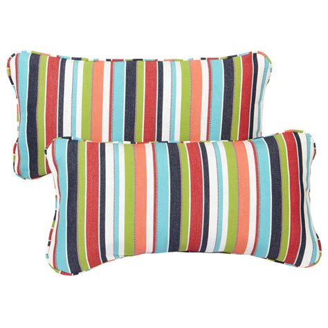 Sorra Home Sunbrella Carousel Confetti Corded Indoor Outdoor Pillows