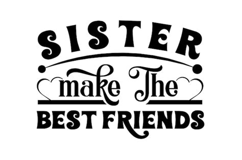 Paquete De Hermana Svg Vector Premium