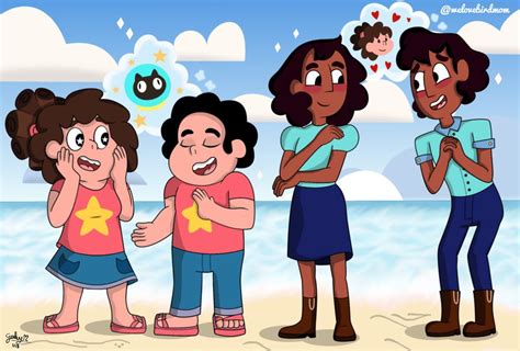 Steven And Connie Genderbend By Welovebirdmom Steven Universe Comic Steven Universe Anime