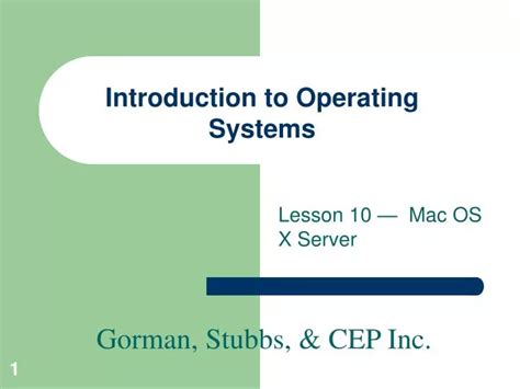 Ppt Introduction To Operating Systems Powerpoint Presentation Free Download Id4555909