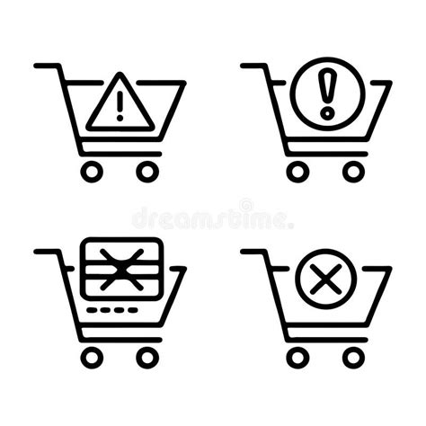 Failed Checkout Scenarios Stock Illustrations 3 Failed Checkout Scenarios Stock Illustrations