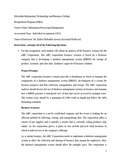 Ipm Individual Assignment Pdf Databases Data
