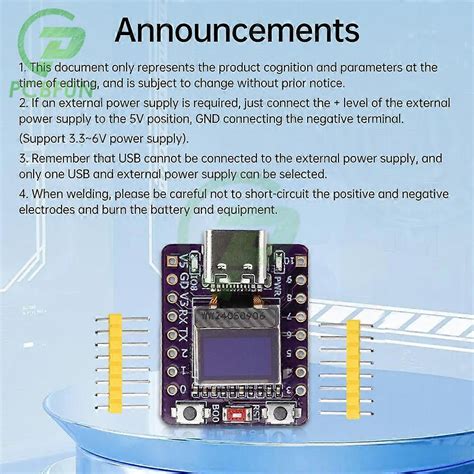 Esp32 C3 Oled Ceramic Antenna Esp32 Supermini Development Board Wifi