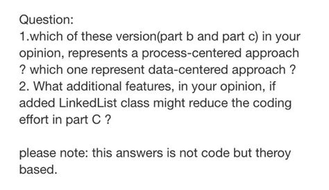 Solved I Dont Need Answer In Code I Only Need Theory Answer