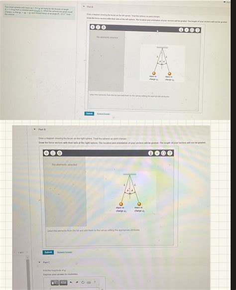 Solved Request Answerpart Bdraw The Force Vectors With Their