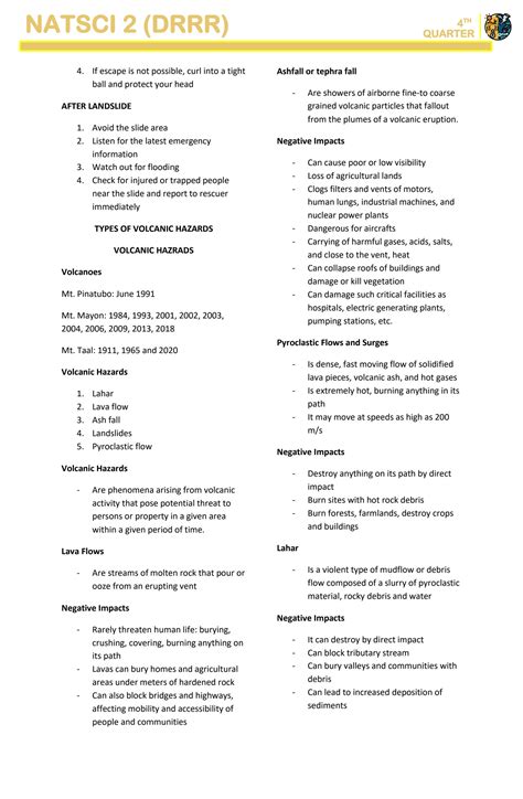SOLUTION Geologic Hazards Studypool