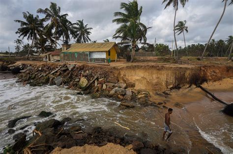 Fishers Affected By Coastal Erosion In Sri Lanka Photos