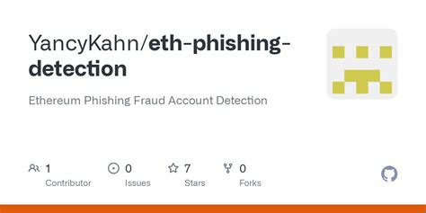 Github Yancykahneth Phishing Detection Ethereum Phishing Fraud Account Detection
