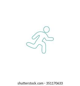 Man Running Icons Symbol Vector Elements Stock Vector Royalty Free 2194821619 Shutterstock