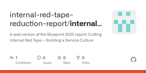 Github Internal Red Tape Reduction Reportinternal Red Tape Reduction