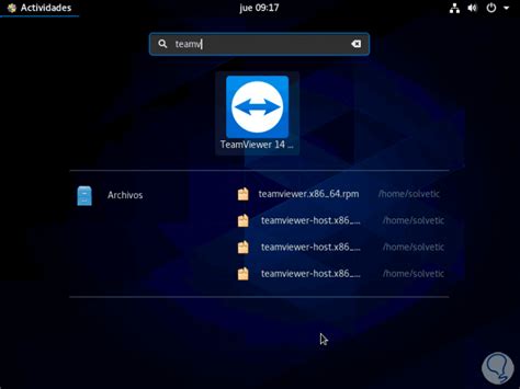 cómo instalar teamviewer centos 8 solvetic