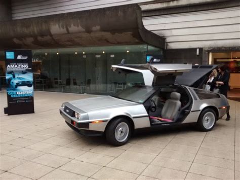 On Back To The Future Day Deloreans Get Self Driving All Electric
