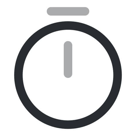 Timer User Interface And Gesture Icons