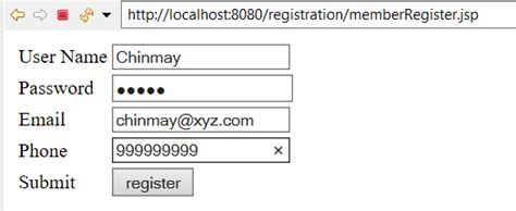Advance Java Programming User Registration Using Jsp Servlet And Jdbc