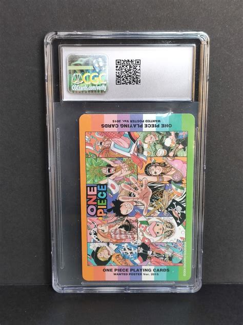 2015 One Piece Japanese Graded Card Wanted Deck Jewelry Bonney 9