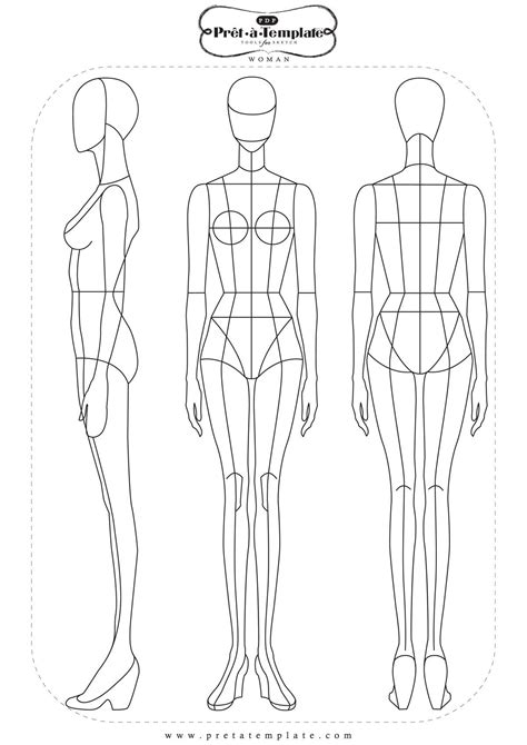 Illustration Tutorial Fashion Illustration Template Illustration Mode