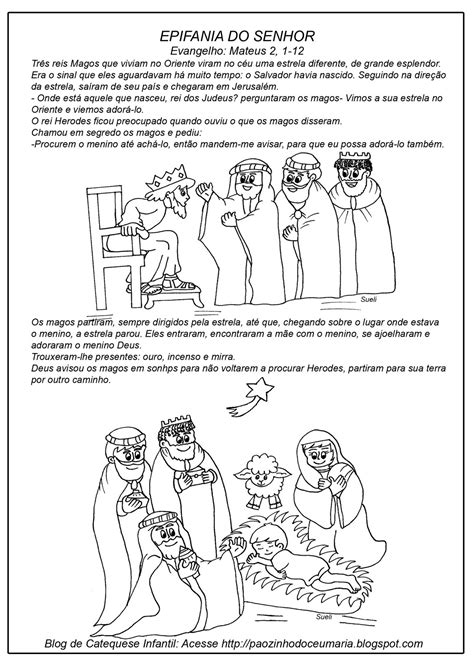 Pãozinho do Céu Epifania do Senhor Atividades para Catequese