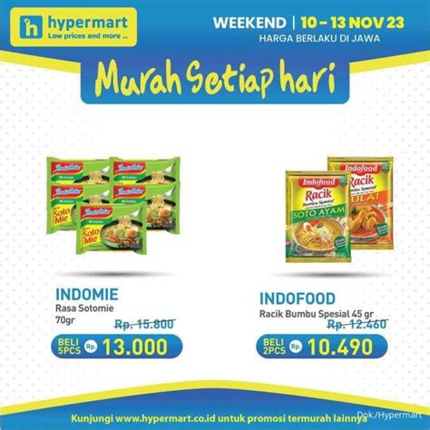 Katalog Promo JSM Hypermart Terbaru 10 13 November 2023 Potongan Harga