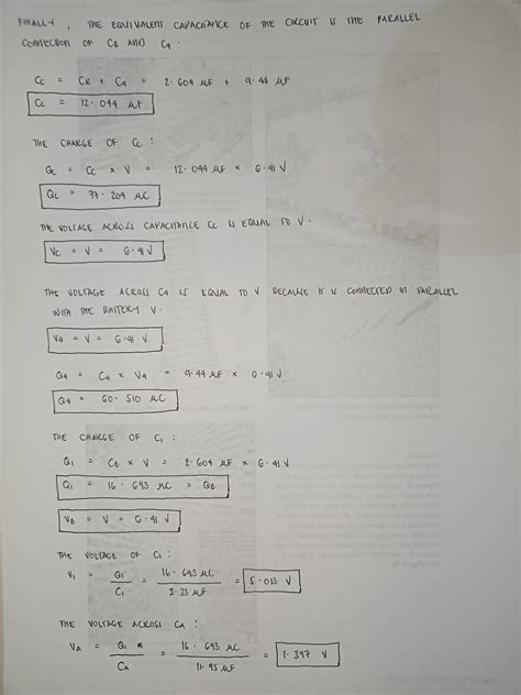 [solved] Solve For Everything Thanks The Figure Below Shows A Capacitor Course Hero