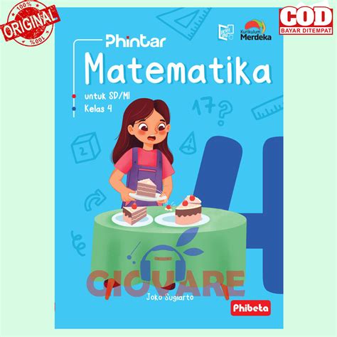 BUKU PHINTAR MATEMATIKA KELAS 4 ERLANGGA KURIKULUM MERDEKA ORIGINAL
