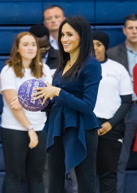 Meghan Markle Straight Hair September 2018 Popsugar Beauty