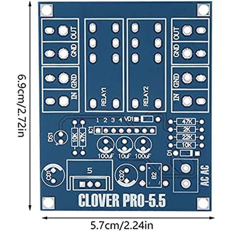 Speaker Protection Board Dual Relay Voltage Regulator Circuit Module Diy Kit For Shop Request