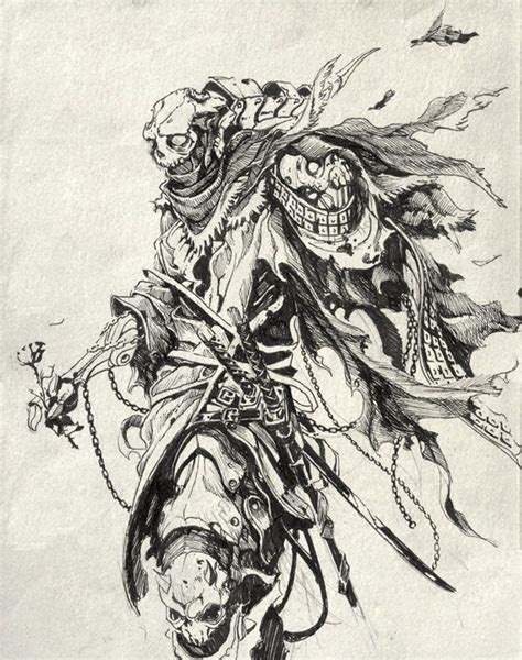 Samurai Skeleton Tattoos